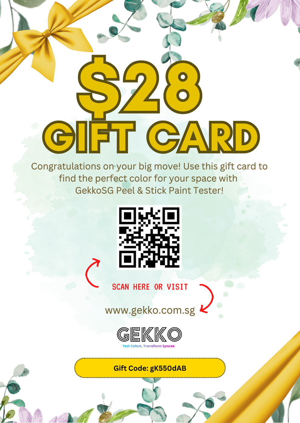 GekkoSG $28 Gift Card – Gekko SG